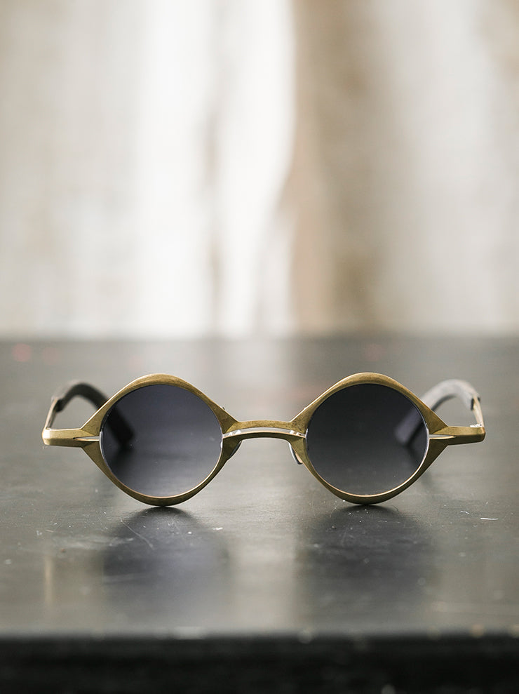 RIGARDS×DETAJコッパー × ソリッドウッド サングラス GOLD PATINA / RG0825DT