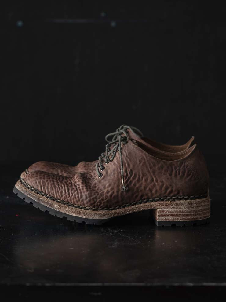 EMATYTE MENS Horse Leather Washed Culatta Shoes / CRUST NATURAL