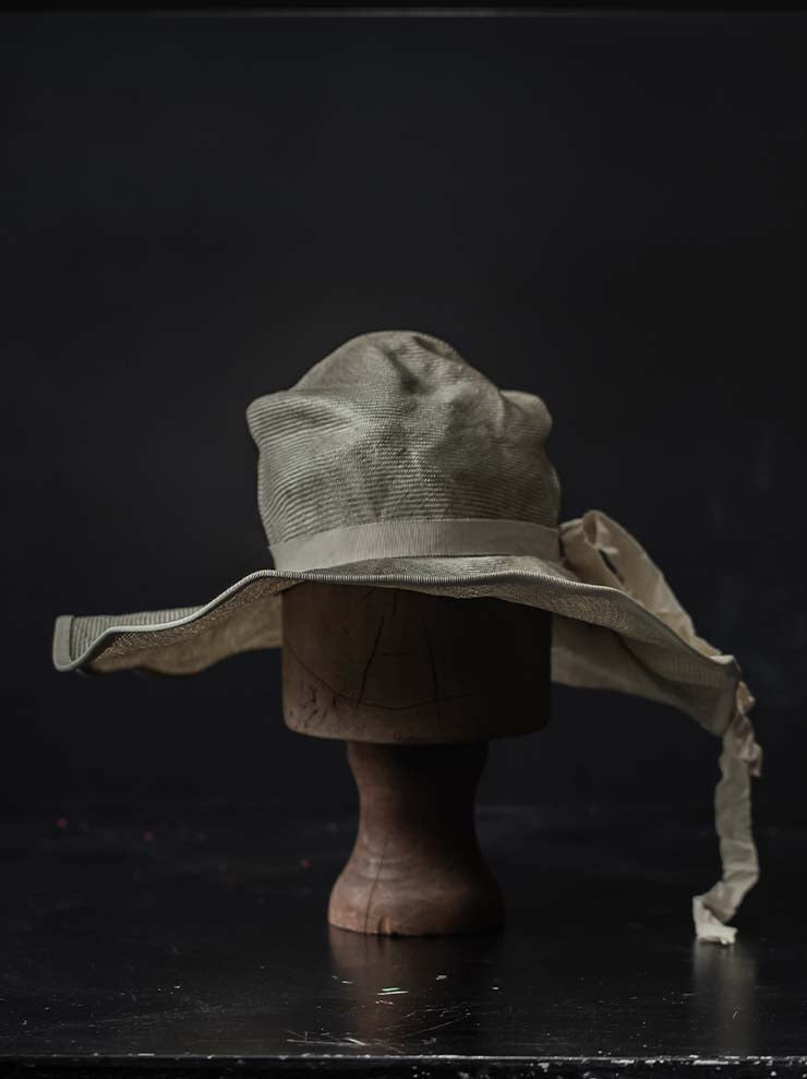 HORISAKI Straw hat SS24 LE No.10 / IRON – 24TH OF AUGUST