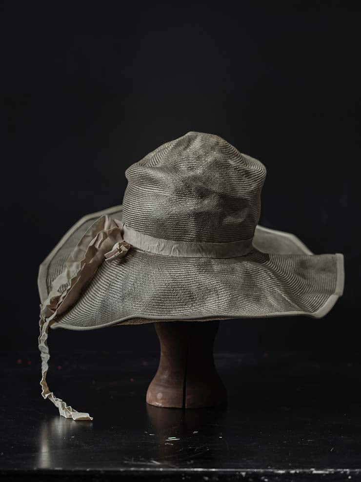 HORISAKI Straw hat SS24 LE No.10 / IRON – 24TH OF AUGUST