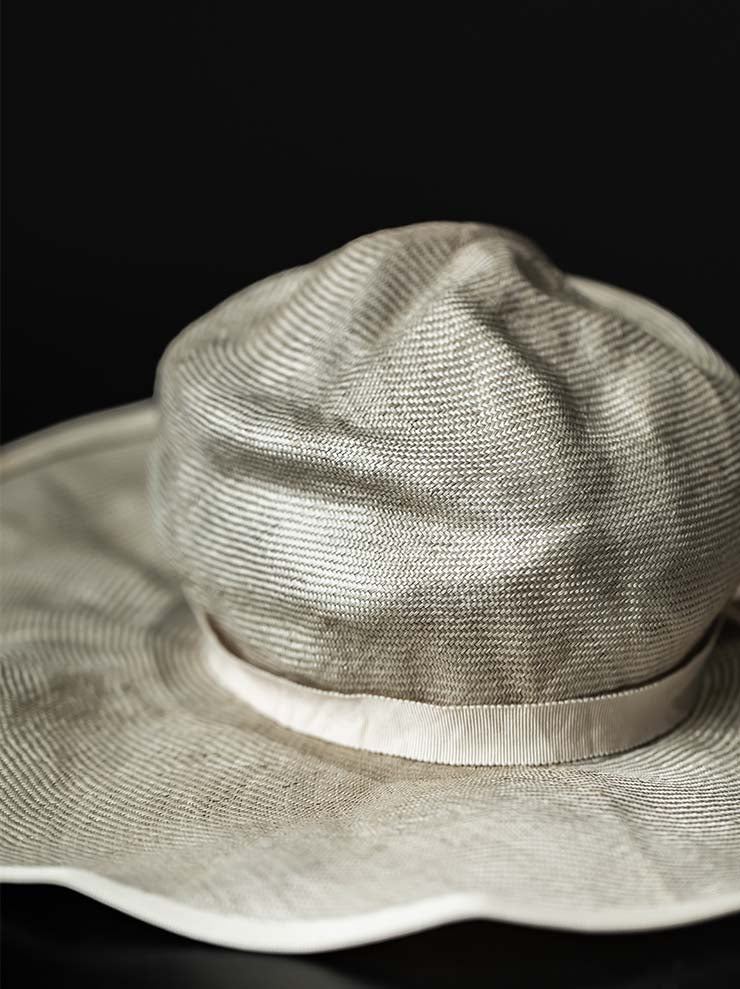 HORISAKI Straw hat SS24 LE No.10 / IRON – 24TH OF AUGUST