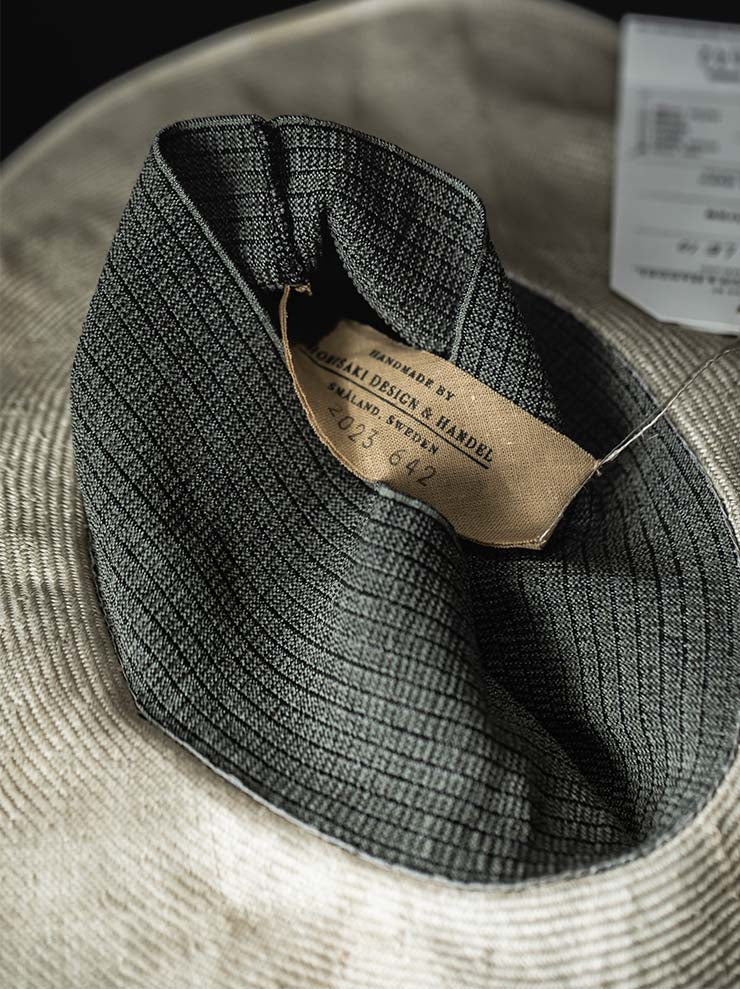 HORISAKI Straw hat SS24 LE No.10 / IRON – 24TH OF AUGUST